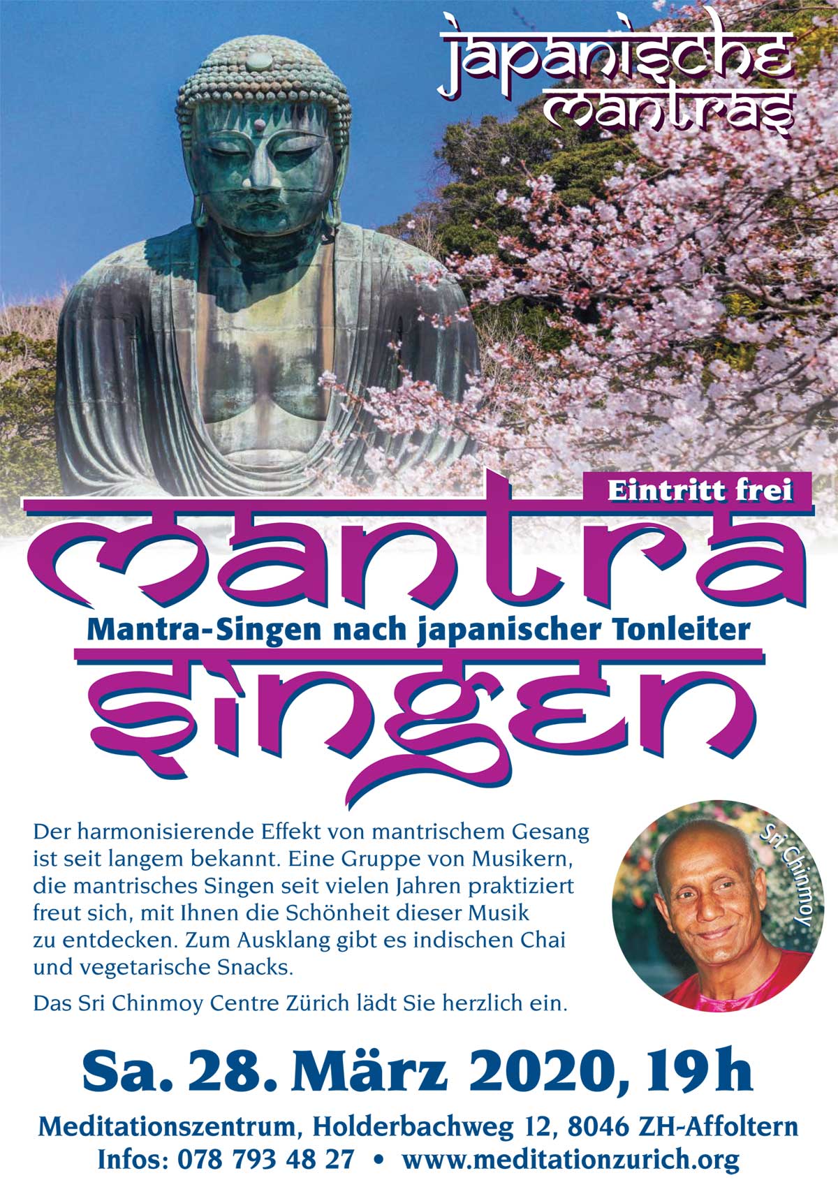 Sa. 28. März: Japanische Mantras – VEGAN, BIO & BEWUSST